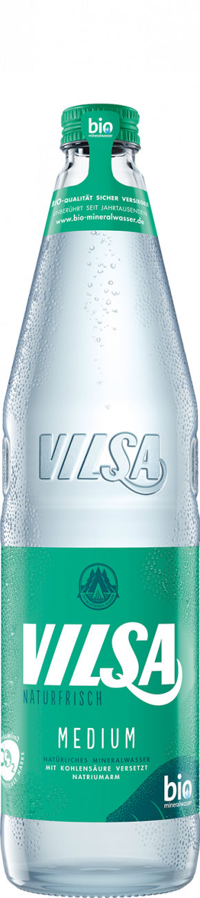 VILSA Mineralwasser medium: angenehm prickelnd | VILSA