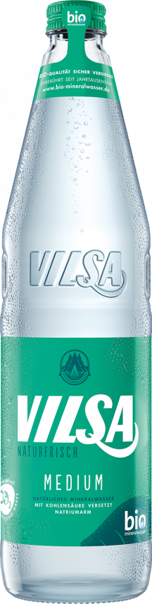 VILSA Mineralwasser medium: angenehm prickelnd | VILSA