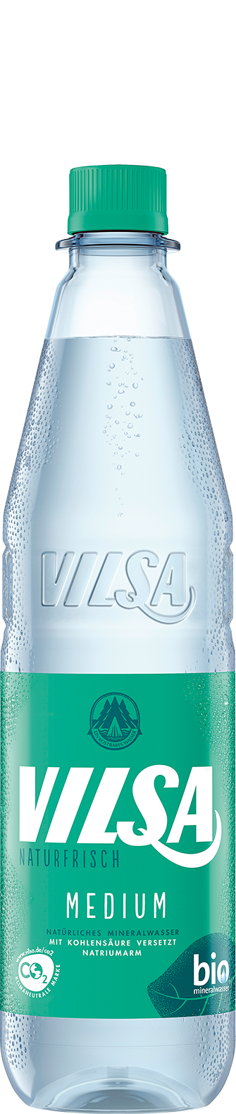 VILSA Mineralwasser medium: angenehm prickelnd | VILSA