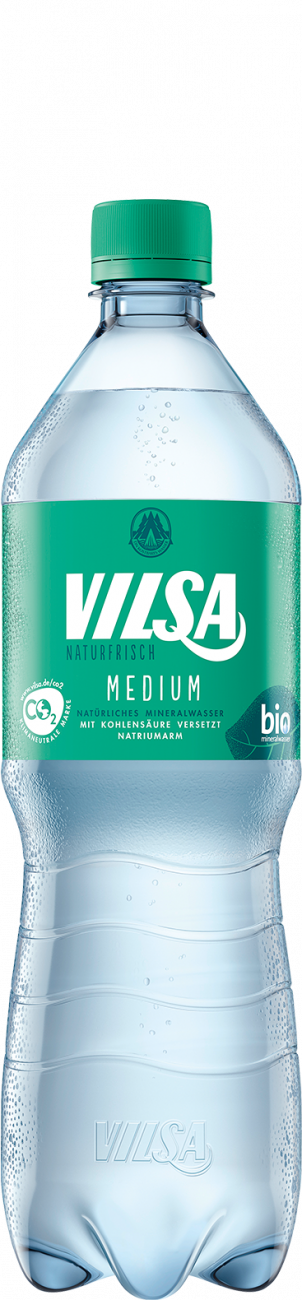 VILSA Mineralwasser medium: angenehm prickelnd | VILSA