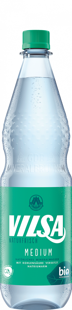 VILSA Mineralwasser medium: angenehm prickelnd | VILSA