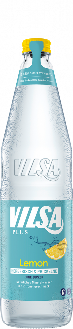 VILSA Plus Lemon: Mineralwasser und ein Hauch Zitrone | VILSA