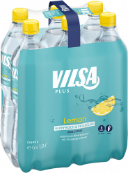 VILSA Plus Lemon: Mineralwasser und ein Hauch Zitrone | VILSA