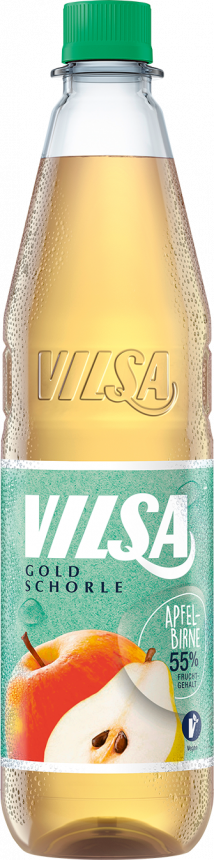 VILSA Goldschorle: Mineralwasser, Apfel & Birne | VILSA