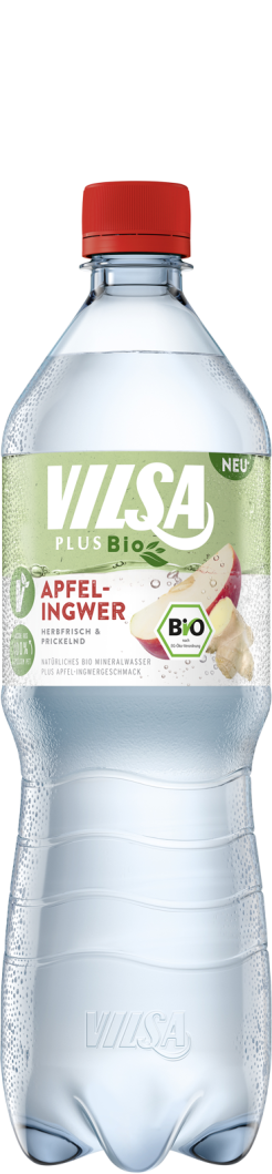 VILSA PLUS Bio: natürliches Mineralwasser mit Bio-Aromen | VILSA