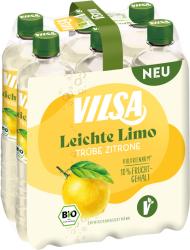 VILSA Leichte Bio Limo Trübe Zitrone | VILSA