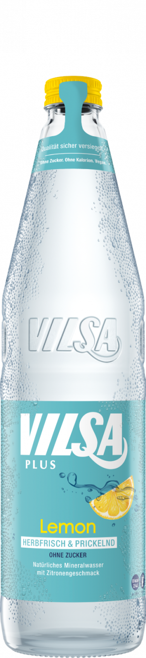 VILSA Plus Lemon: Mineralwasser und ein Hauch Zitrone | VILSA
