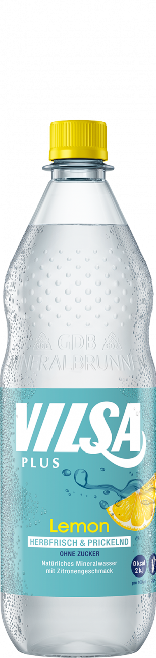 VILSA Plus Lemon: Mineralwasser und ein Hauch Zitrone | VILSA