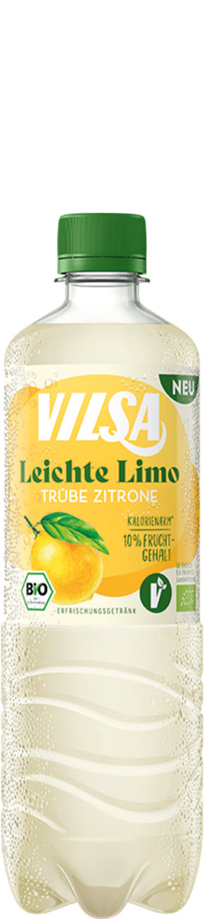 VILSA Leichte Bio Limo Trübe Zitrone | VILSA