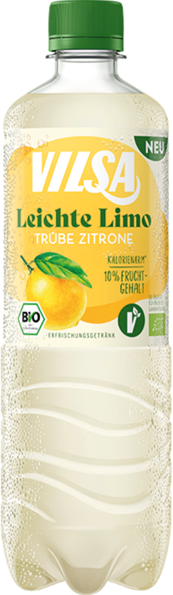 VILSA Leichte Bio Limo Trübe Zitrone | VILSA