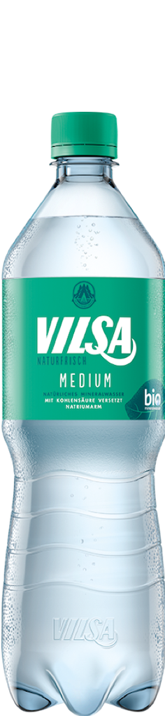VILSA Mineralwasser medium: angenehm prickelnd | VILSA