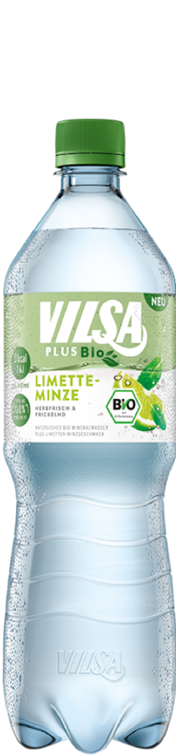 VILSA PLUS Bio: natürliches Mineralwasser mit Bio-Aromen | VILSA