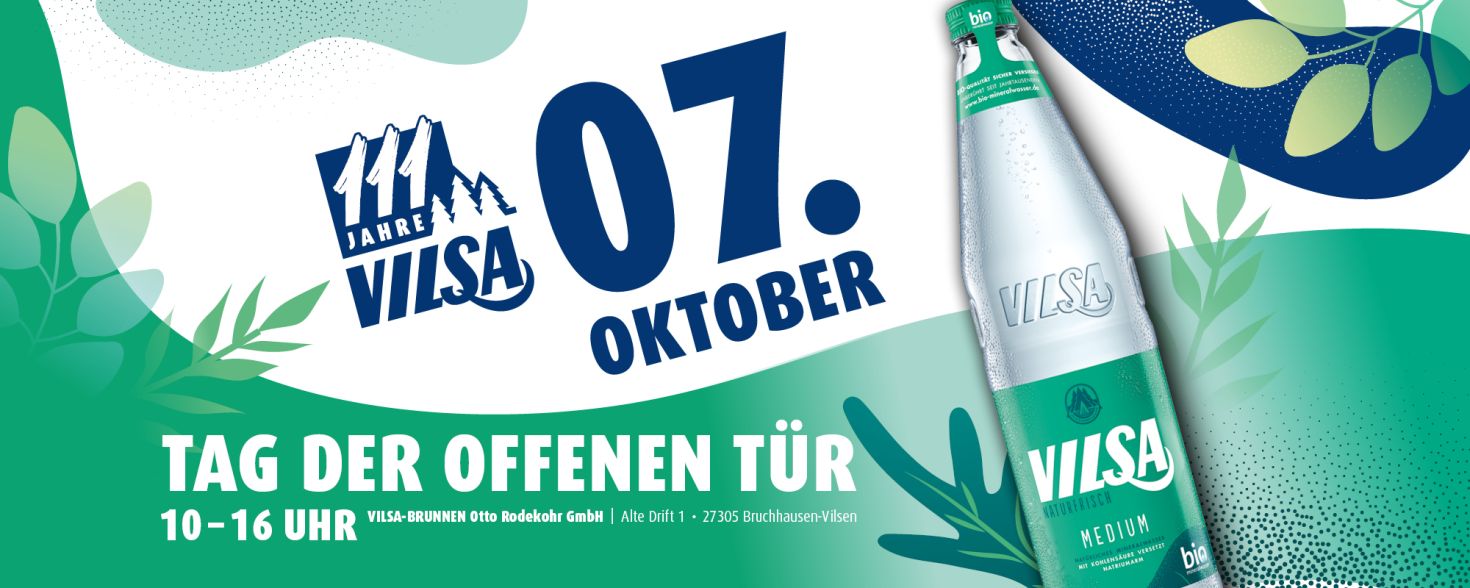 VILSA Mineralwasser und Getränke: Spür die Natur | VILSA