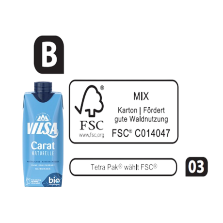 VILSA Carat naturelle im Tetra Pak | VILSA