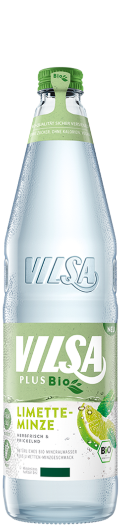 VILSA PLUS Bio: natürliches Mineralwasser mit Bio-Aromen | VILSA