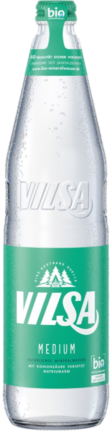 VILSA Mineralwasser medium: angenehm prickelnd | VILSA