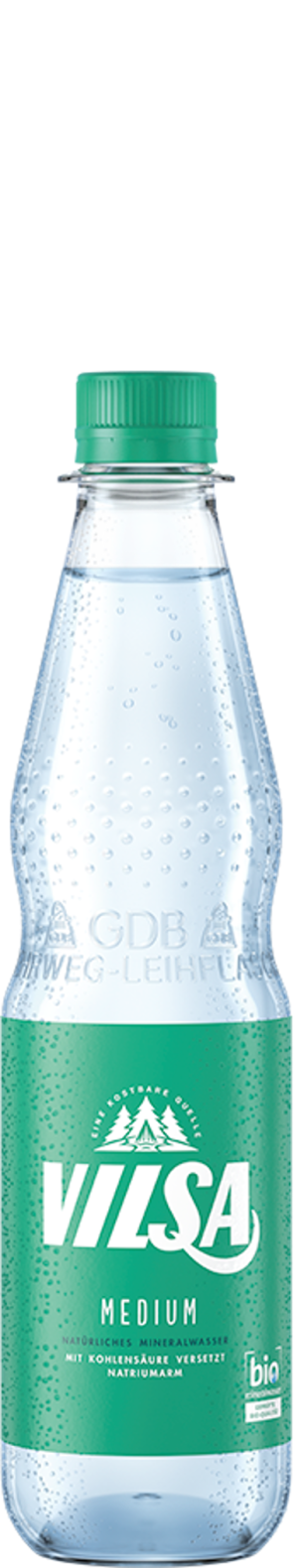 VILSA Mineralwasser medium: angenehm prickelnd | VILSA