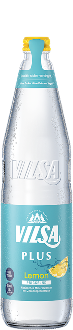 VILSA Plus Lemon: Mineralwasser und ein Hauch Zitrone | VILSA